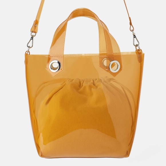 Zara | Bags | Nwt Zara Vinyl Shopper Bag | Poshmark